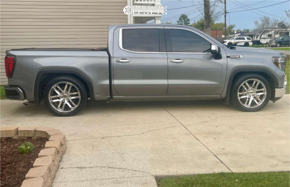 2021 GMC Sierra 1500 with 22x9 24 OE Performance 196 and 285/45R22 ...