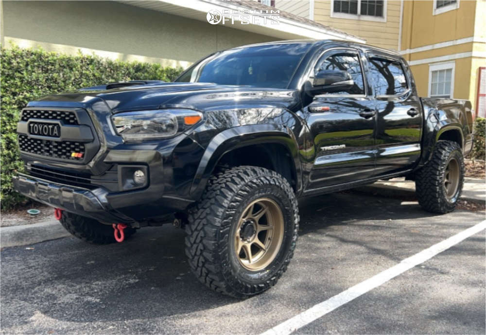2016 Toyota Tacoma with 17x9 -38 Falcon Off-Road T8 and 295/70R17 ...