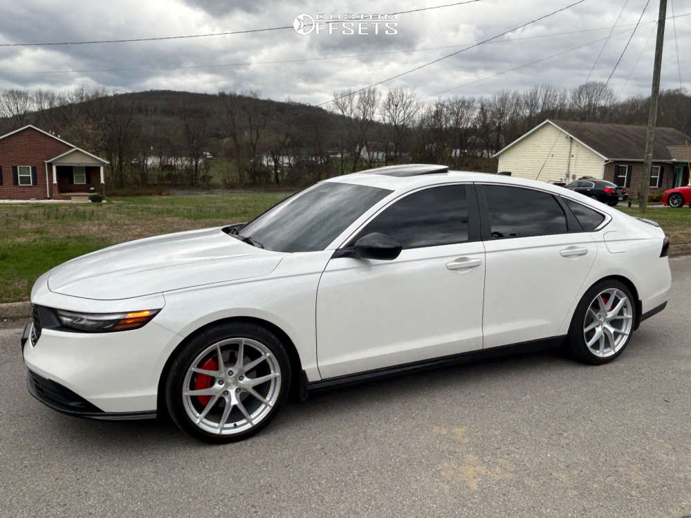 2023 Honda Accord with 19x8.5 35 Aodhan Aff7 and 235/40R19 Goodyear ...