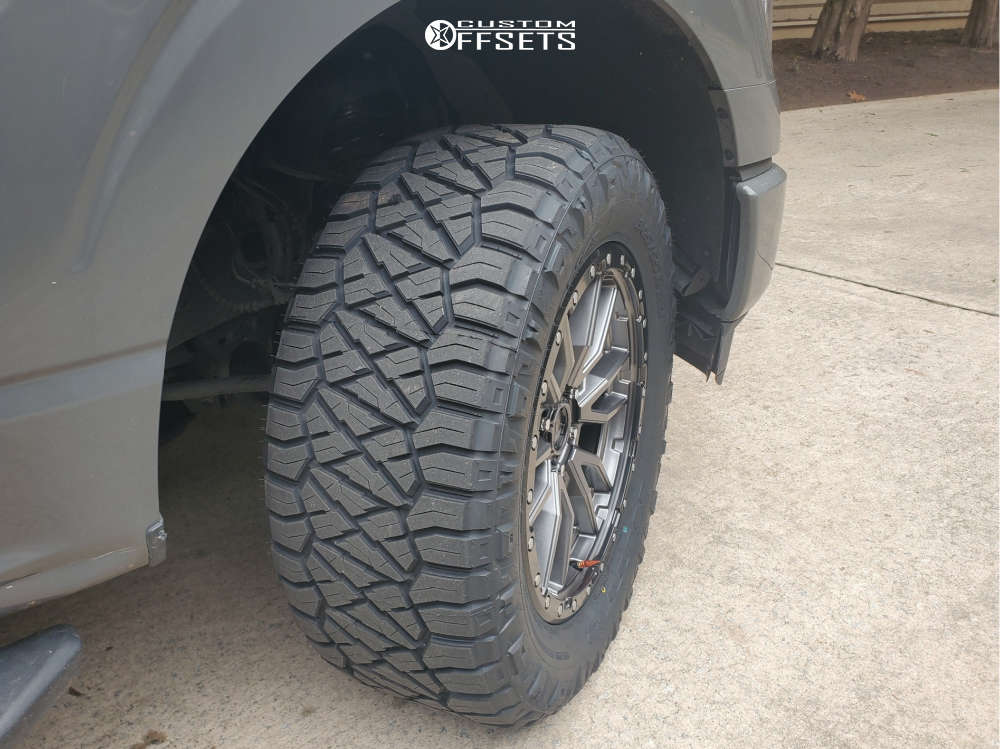 2021 Ford F-150 with 20x9 20 Fuel Rebel 6 and 305/55R20 Nitto Ridge Grappler and Stock | Custom ...