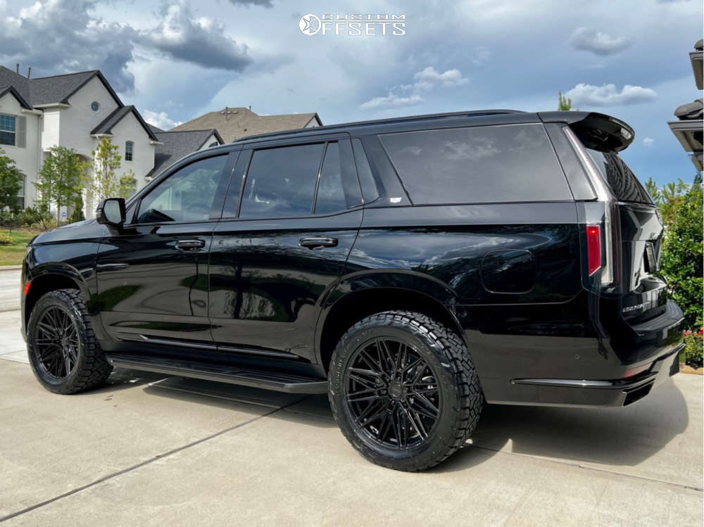 2022 Cadillac Escalade with 22x9.5 20 Vossen Hf6-5 and 285/50R22 Nitto ...