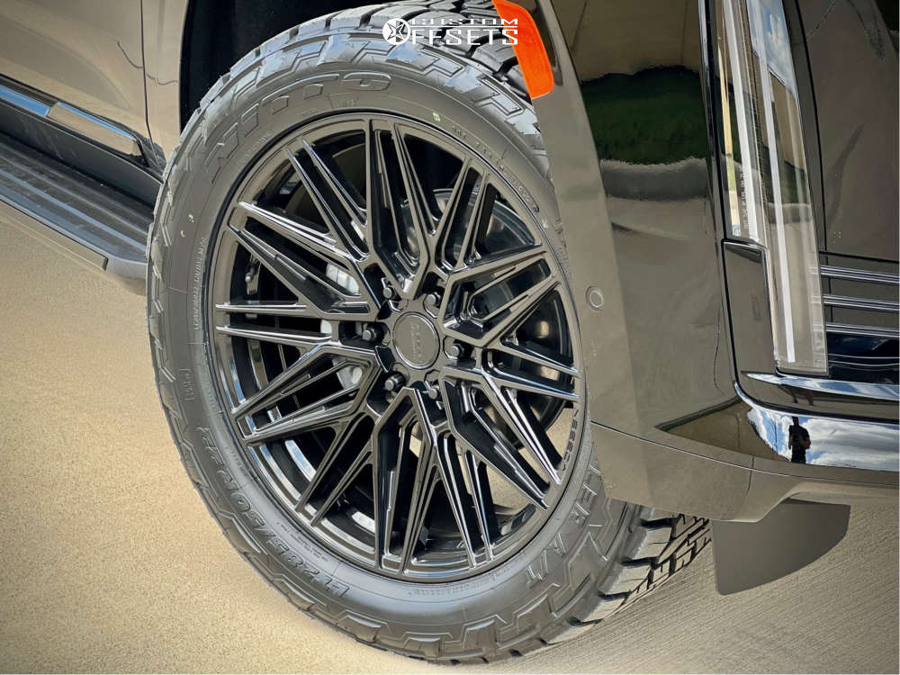 2022 Cadillac Escalade with 22x9.5 20 Vossen Hf6-5 and 285/50R22 Nitto ...