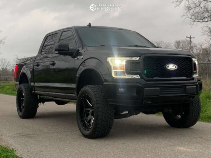 2018 Ford F-150 with 22x12 -44 Hostile Alpha and 35/12.5R22 Toyo Tires ...