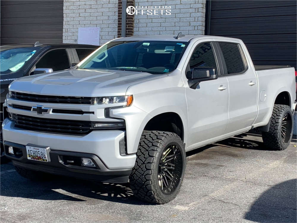 2020 Chevrolet Silverado 1500 with 22x12 -51 ARKON OFF-ROAD Apollo and ...