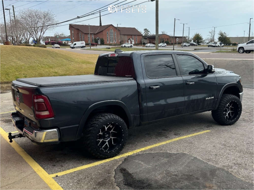 2020 Ram 1500 with 20x12 -55 Vision Sliver and 33/12.5R20 Atturo Trail ...
