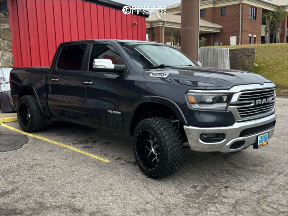 2020 Ram 1500 with 20x12 -55 Vision Sliver and 33/12.5R20 Atturo Trail ...