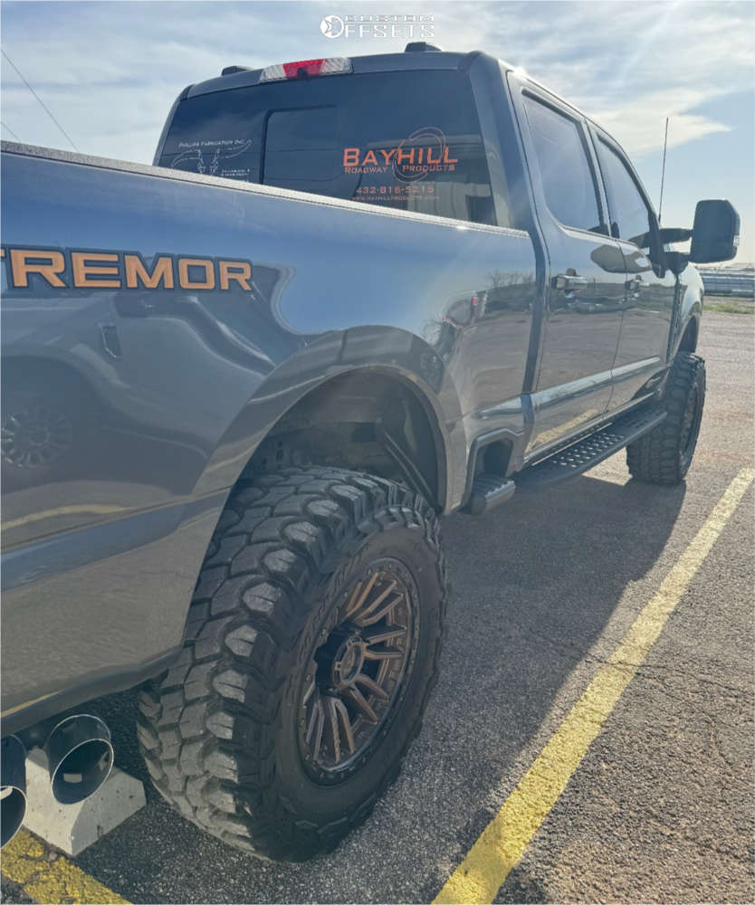 2023 Ford F-250 Super Duty with 20x10 -18 Fuel Rebel 8 and 37/13.5R20 ...