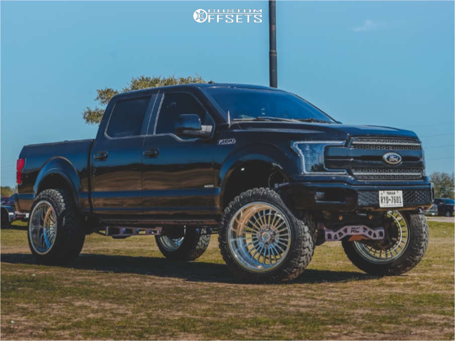 2018 Ford F-150 with 24x14 -76 HD-PRO Forged Warhog and 37/13.5R24 Fury ...