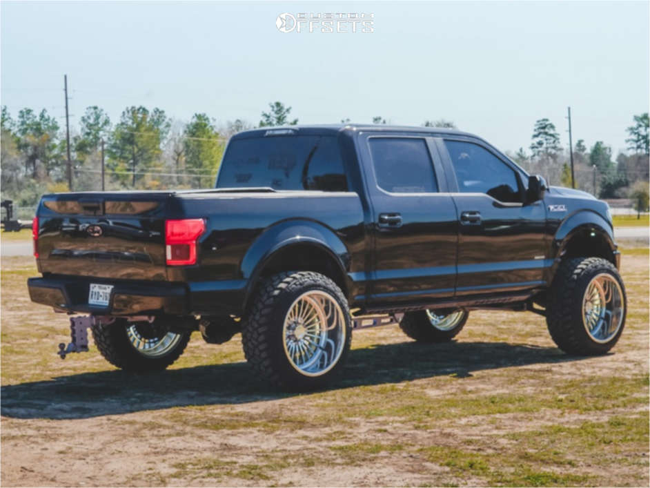 2018 Ford F-150 with 24x14 -76 HD-PRO Forged Warhog and 37/13.5R24 Fury ...