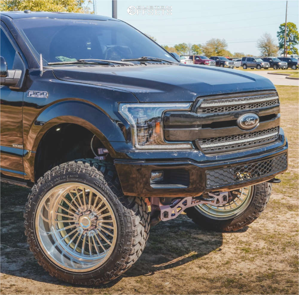 2018 Ford F-150 with 24x14 -76 HD-PRO Forged Warhog and 37/13.5R24 Fury ...