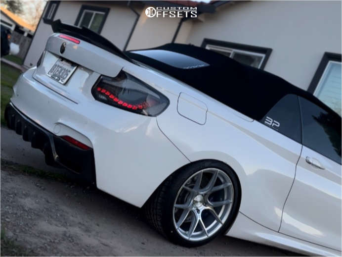 2016 BMW M235i with 18x8.5 35 Aodhan Ah11 and 225/40R18 Falken Pro G5 ...