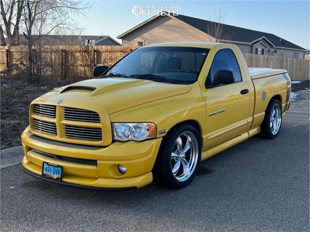 2005 Dodge Ram 1500 with 22x9 15 American Racing Torq Thrust Ii and 275 ...