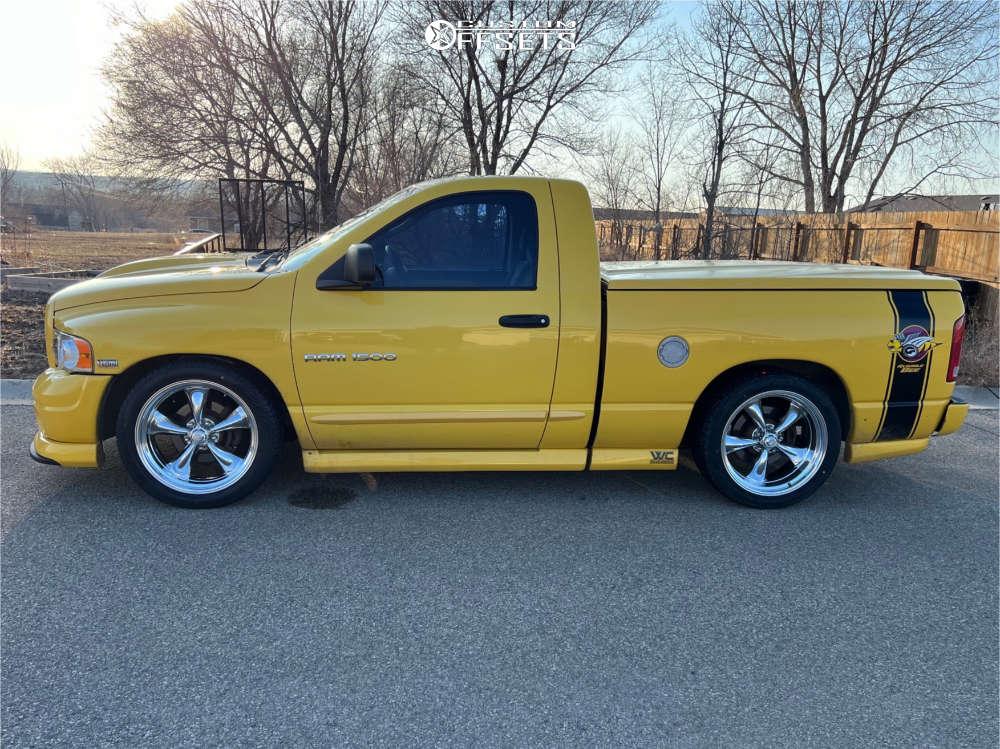 2005 Dodge Ram 1500 with 22x9 15 American Racing Torq Thrust Ii and 275 ...