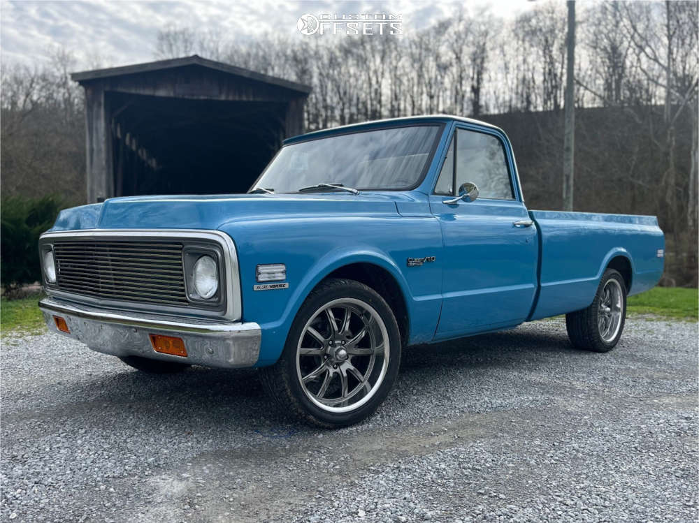 1972 Chevrolet C10 Pickup with 20x8.5 0 Ridler Style 650 and 275/40R20 Summit Ultramax Hp and ...