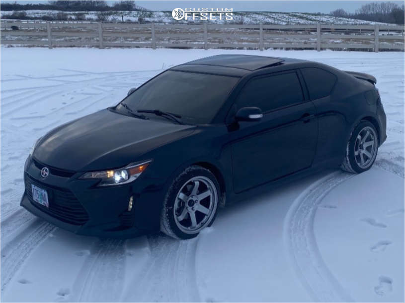 2015 Scion TC with 18x9.5 38 AVID1 Av6 and 225/45R18 Vercelli Strada Ii ...