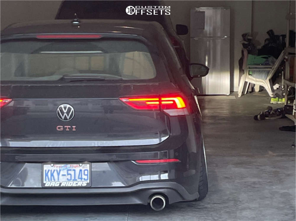 2022 Volkswagen GTI with 18x9 22 Kansei Astro and 215/35R18 Nitto Neo ...