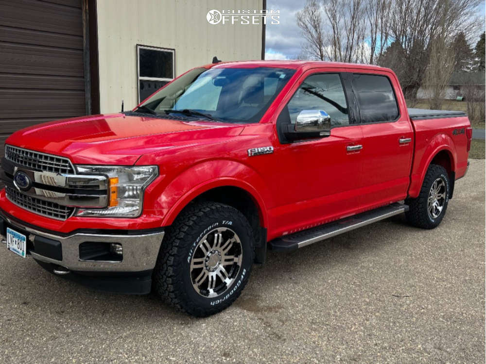 2020 Ford F-150 with 18x8.5 25 Vision Warrior and 275/65R18 BFGoodrich ...