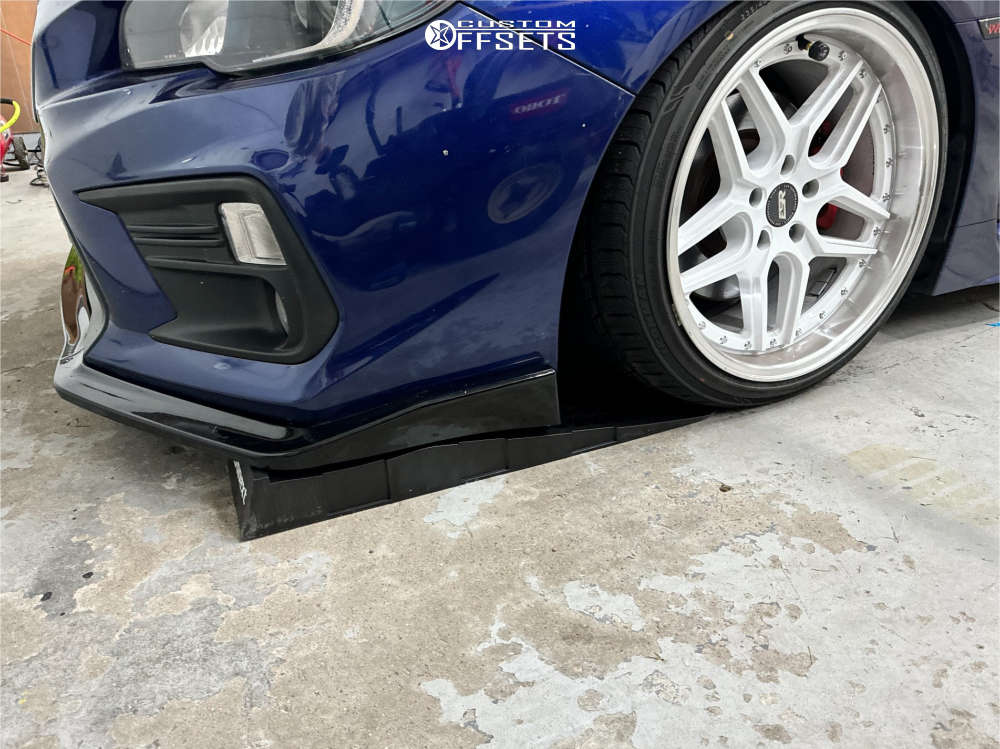 2019 Subaru WRX with 18x9.5 35 ESR Cs15 and 225/40R18 Ironman Imove ...