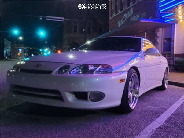 1998 Lexus SC400 with 18x9.5 30 Aodhan Ah03 and 225/40R18 Continental ...
