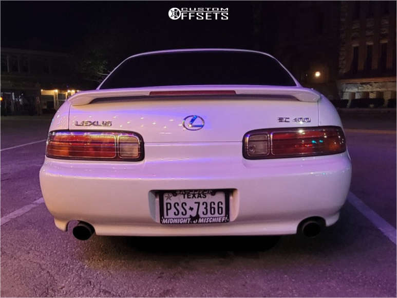 1998 Lexus SC400 with 18x9.5 30 Aodhan Ah03 and 225/40R18 Continental ...