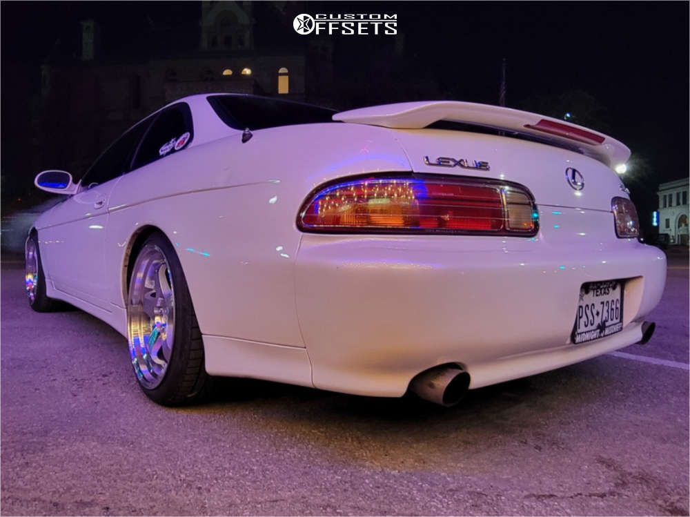 1998 Lexus SC400 with 18x9.5 30 Aodhan Ah03 and 225/40R18 Continental ...