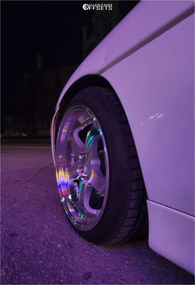 1998 Lexus SC400 with 18x9.5 30 Aodhan Ah03 and 225/40R18 Continental ...