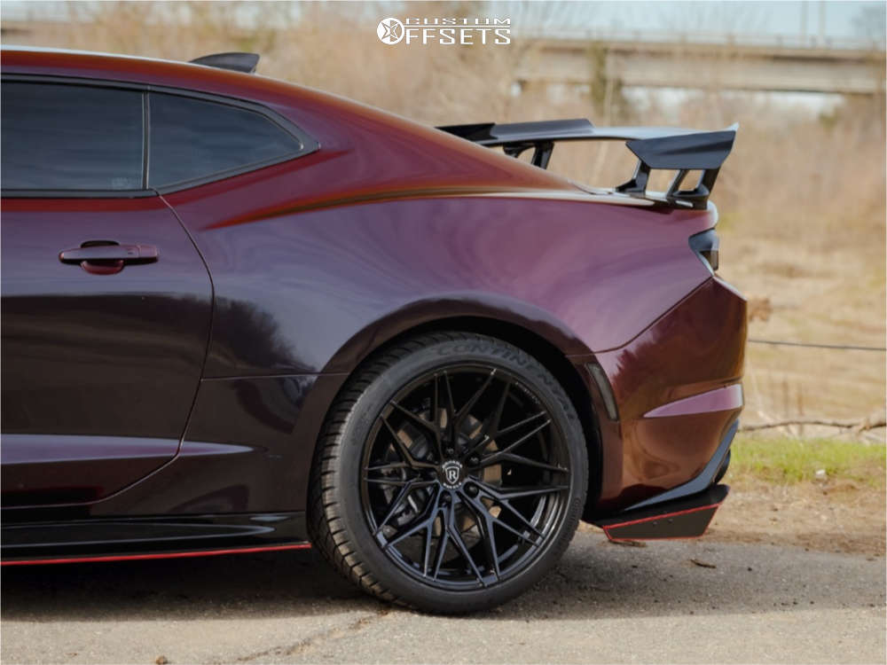 2021 Chevrolet Camaro with 20x10 25 Rohana Rfx17 and 275/30R20 ...