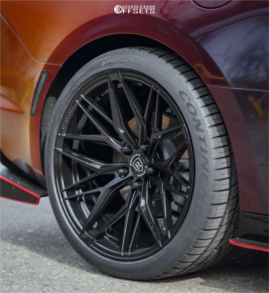 2021 Chevrolet Camaro with 20x10 25 Rohana Rfx17 and 275/30R20 ...