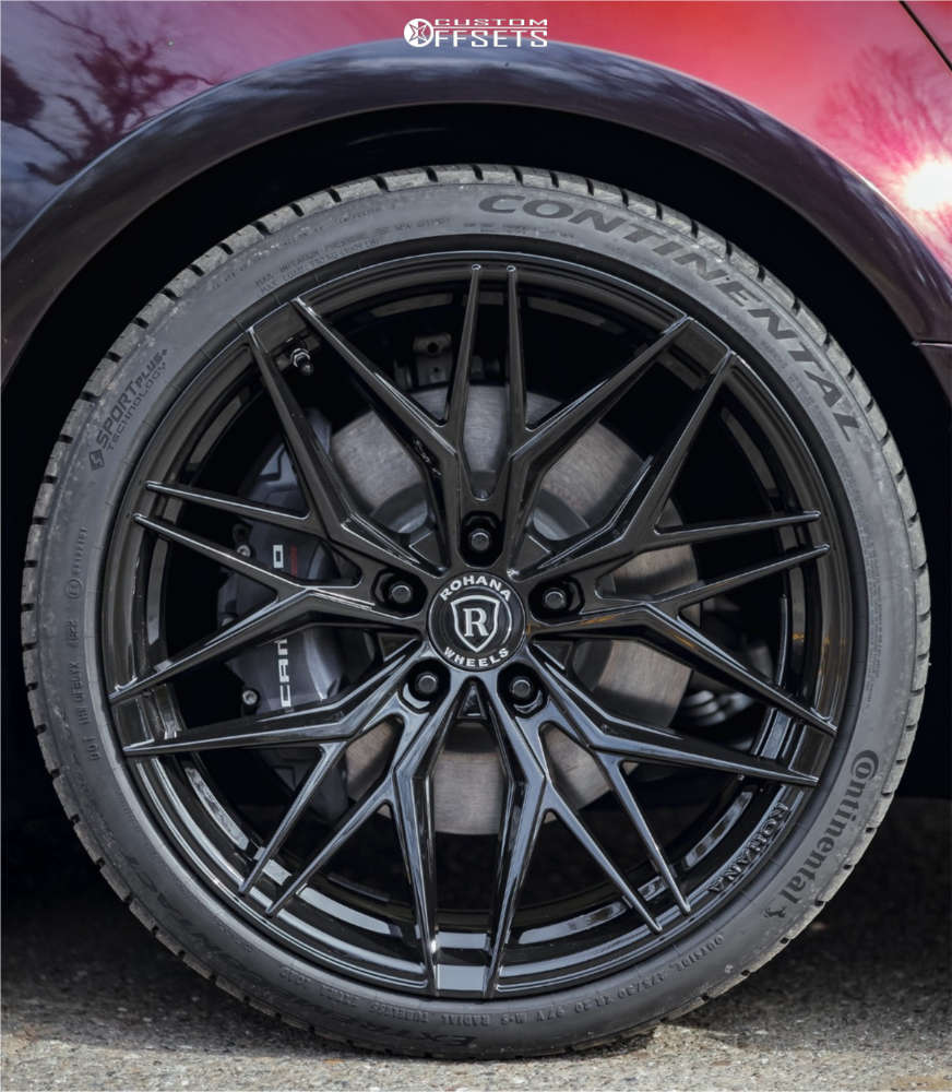 2021 Chevrolet Camaro with 20x10 25 Rohana Rfx17 and 275/30R20 ...