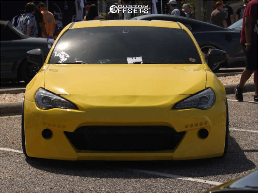 2017 Subaru BRZ with 18x9.5 35 Kansei Neo and 225/40R18 Michelin Pilot ...