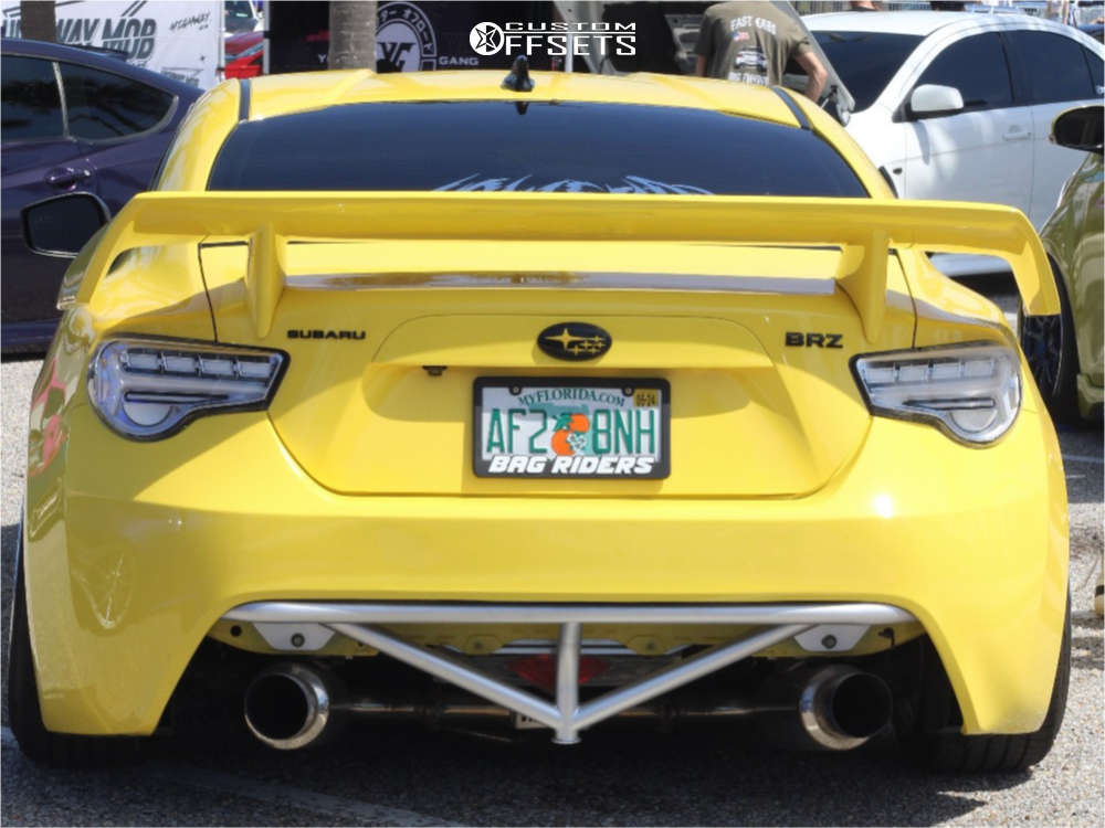 2017 Subaru BRZ with 18x9.5 35 Kansei Neo and 225/40R18 Michelin Pilot ...