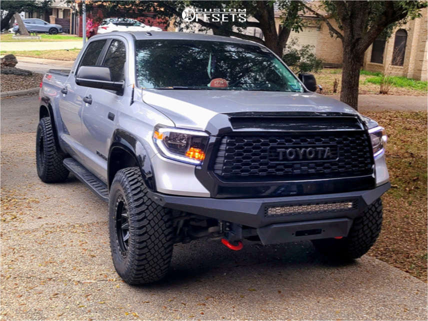 2016 Toyota Tundra with 17x9 -12 Fuel Covert and 35/12.5R17 Atturo ...