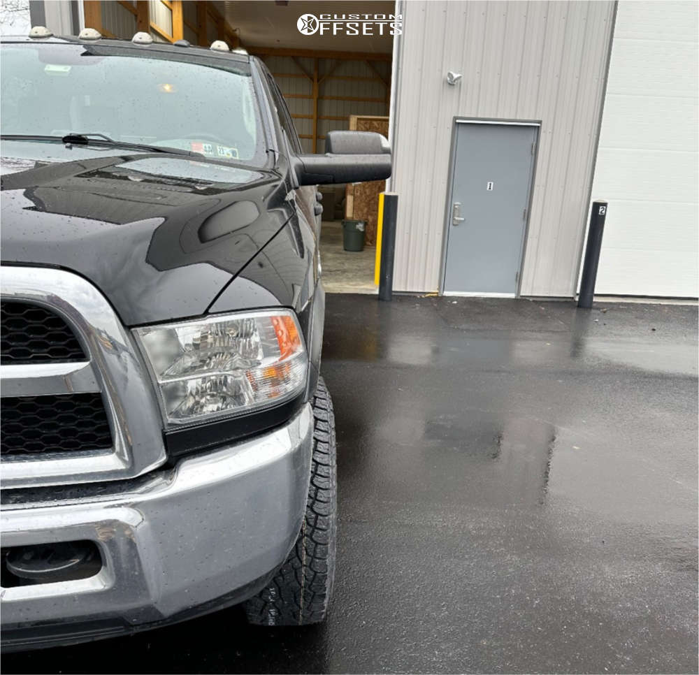 2017 Ram 2500 with 18x9 12 Icon Alloys Compression Hd and 295/70R18 ...