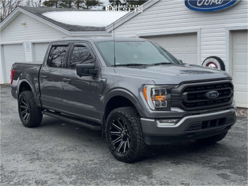 2022 Ford F-150 with 20x9 2 Fuel Contra and 285/60R20 Toyo Tires Open Country A/t Iii and ...