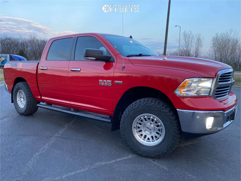 2017 Ram 1500 with 17x8.5 0 Method Mr321 and 315/70R17 Mickey Thompson ...