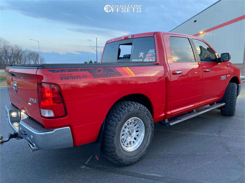 2017 Ram 1500 with 17x8.5 0 Method Mr321 and 315/70R17 Mickey Thompson ...