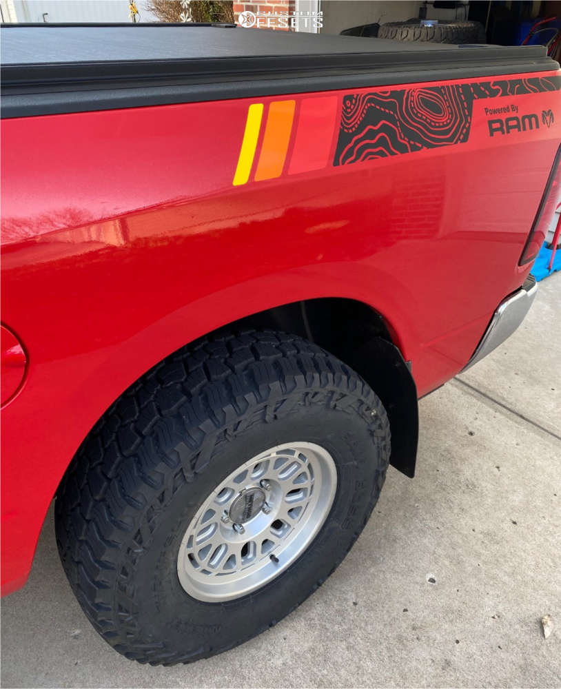 2017 Ram 1500 with 17x8.5 0 Method Mr321 and 315/70R17 Mickey Thompson ...