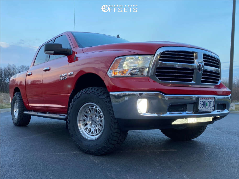 2017 Ram 1500 with 17x8.5 0 Method Mr321 and 315/70R17 Mickey Thompson ...
