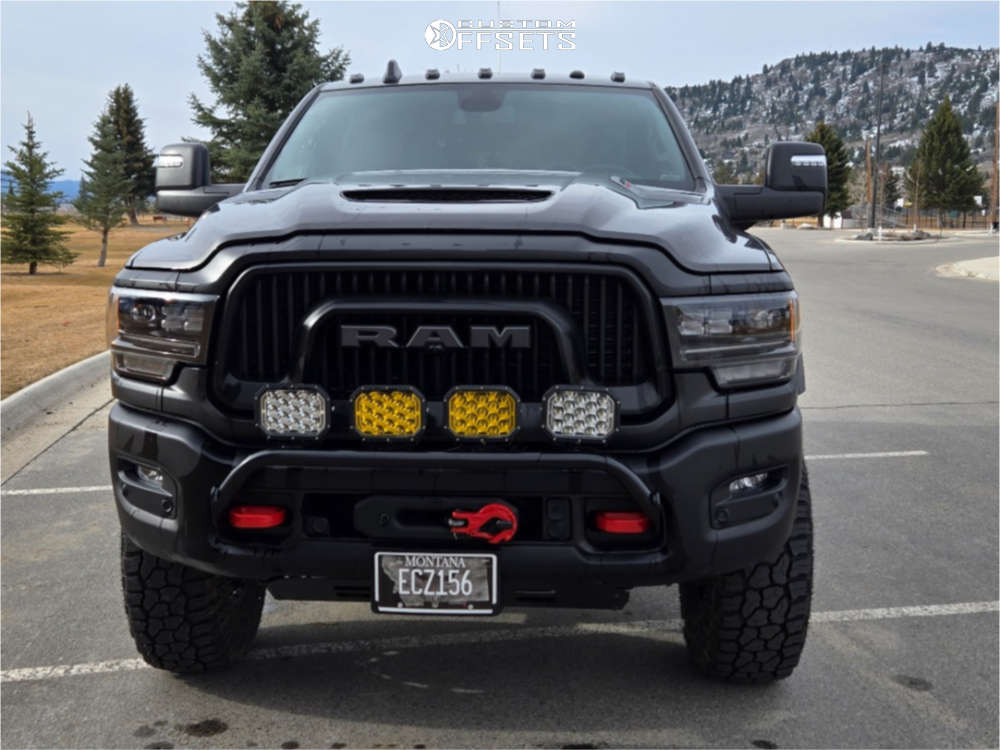 2024 Ram 2500 with 18x9 18 Raceline Rogue and 37/12.5R18 Falken Wildpeak Rt01 and Suspension ...