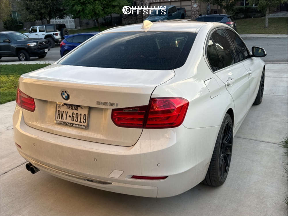 2013 BMW 328i with 18x8.5 35 Aodhan Ah-x and 245/35R18 Kumho Majesty ...