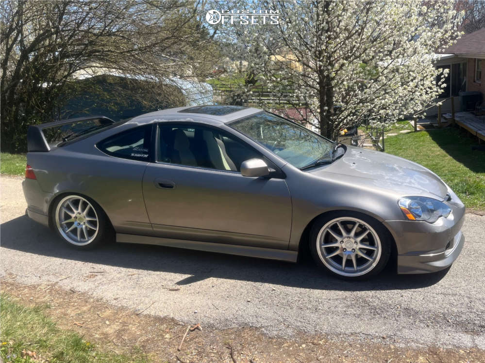 2003 Acura RSX with 18x8.5 35 Aodhan Ds02 and 225/40R18 Nitto Neo Gen ...