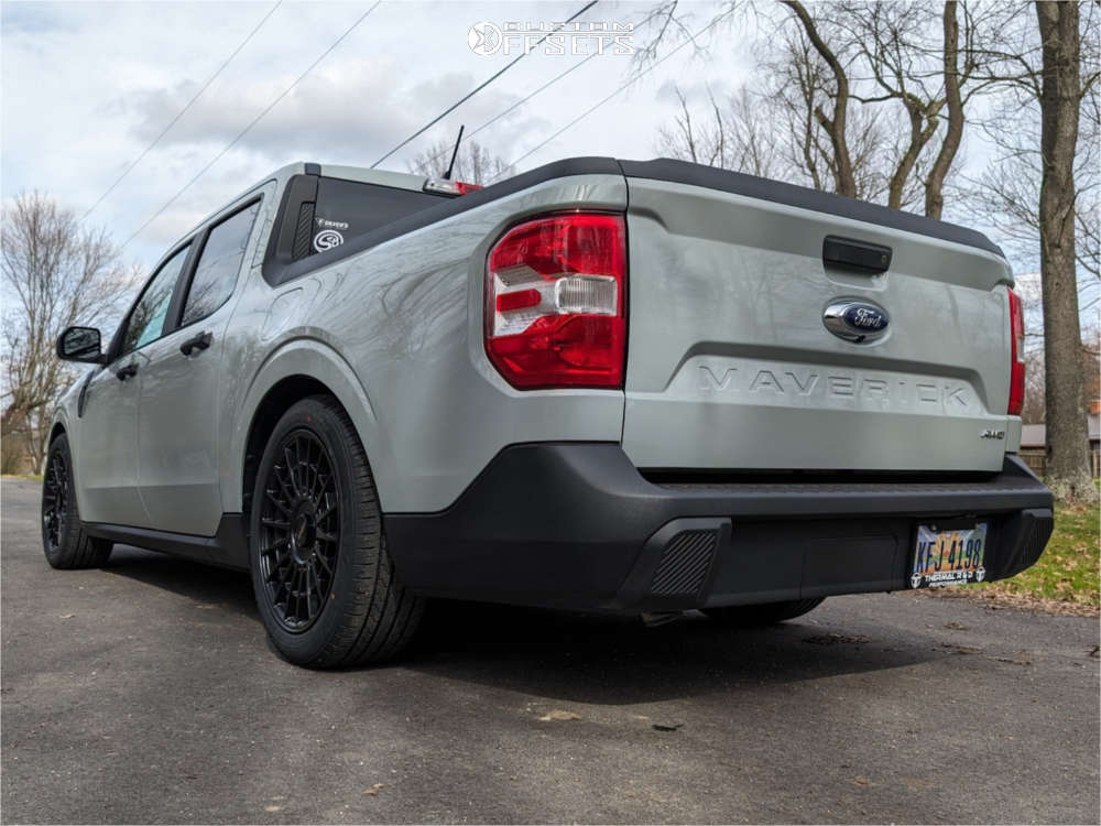 2024 Ford Maverick with 19x8.5 45 Rotiform Las-r and 235/50R19 Lexani ...