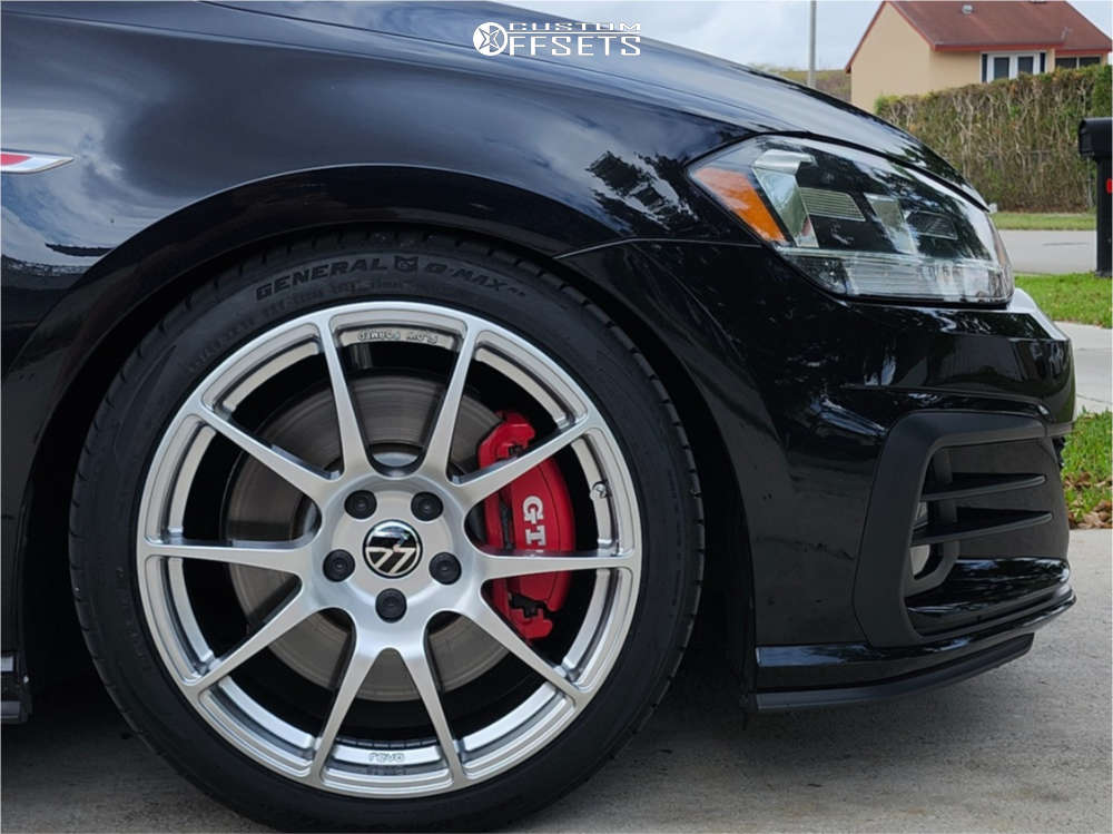 2021 Volkswagen GTI with 18x8 0 Revo Wheels Rf018 and 225/40R18 General ...