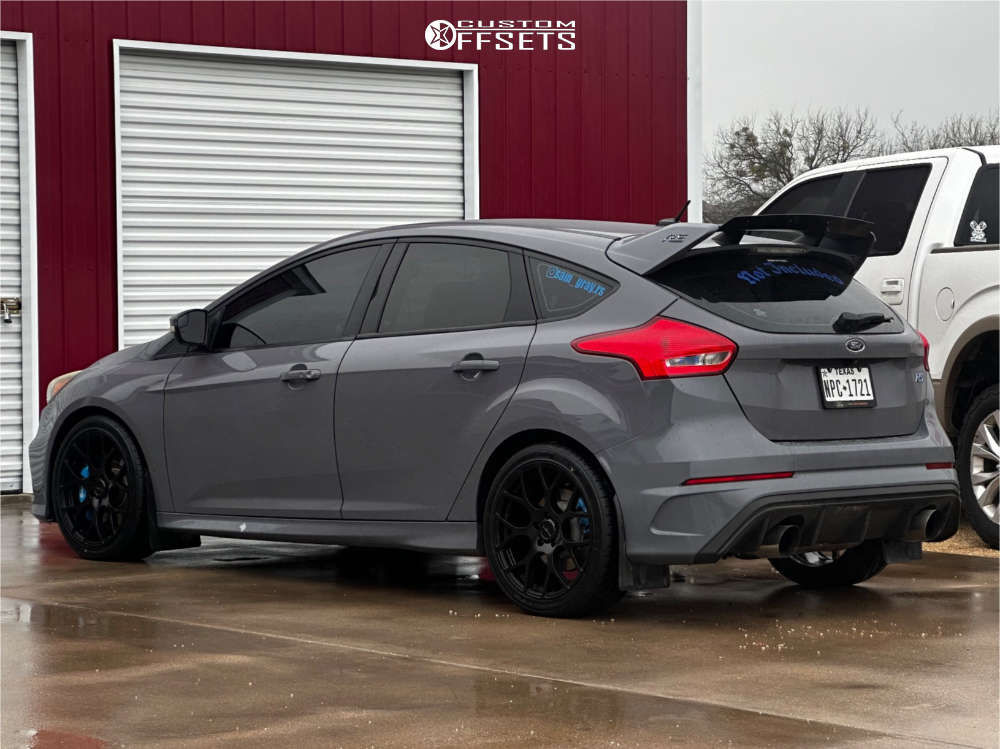 2016 Ford Focus with 18x8 40 Ravetti M8 and 235/40R18 Nitto Neo Gen and ...