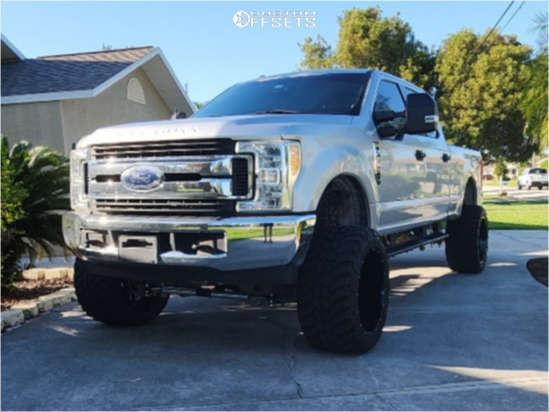2017 Ford F-250 Super Duty with 22x14 -76 Vision Spyder and 35/15.5R22 ...