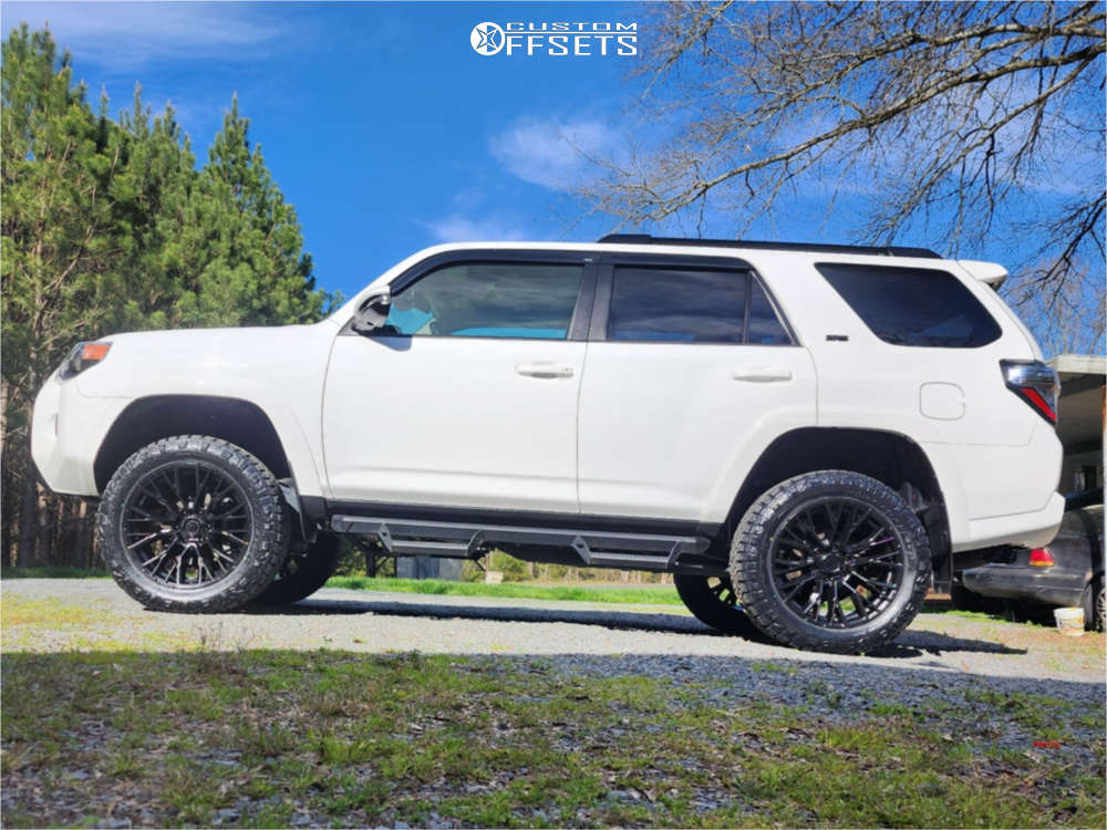2023 Toyota 4Runner with 20x9 1 Fuel Rebar 6 and 275/55R20 Nitto Ridge ...
