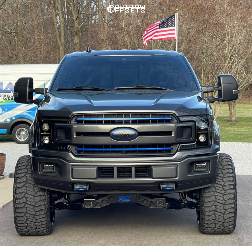 2020 Ford F-150 with 24x14 -76 Hardrock Painkiller Xposed and 35/13 ...