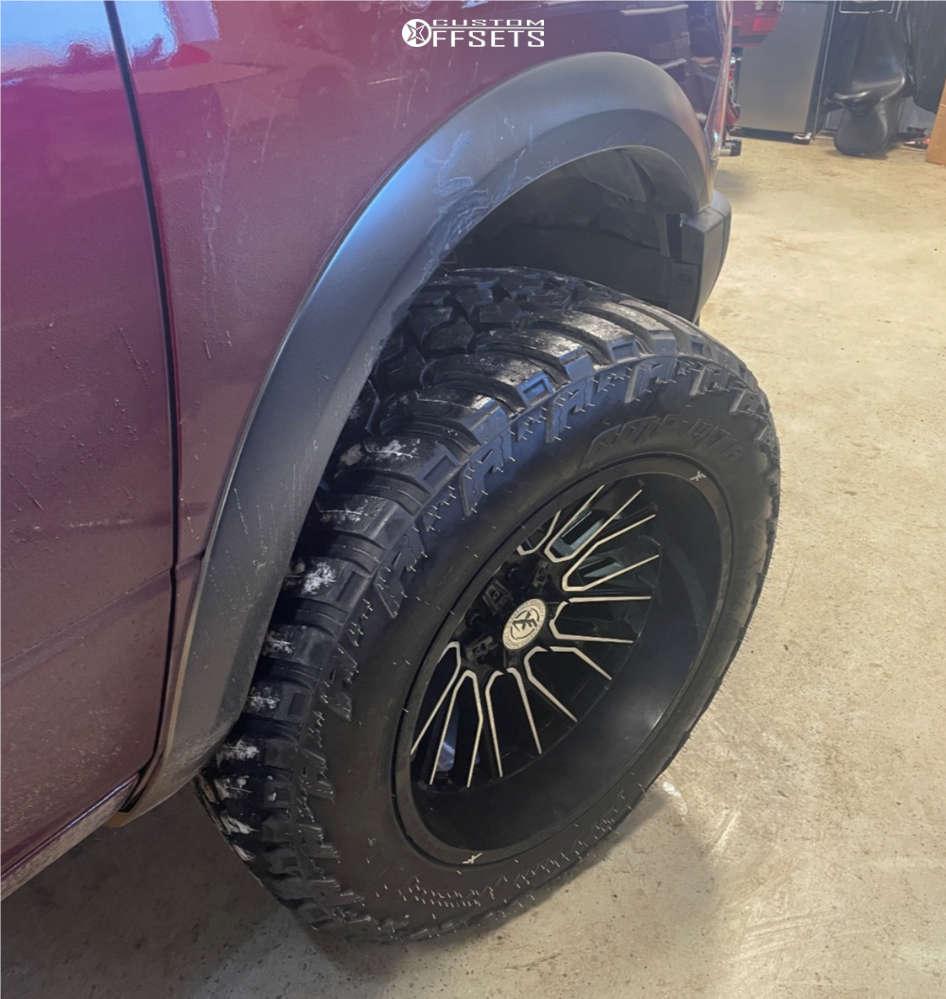 2022 Ram 1500 Classic with 22x12 -44 XF Offroad Xf-230 and 37/12.5R22 ...
