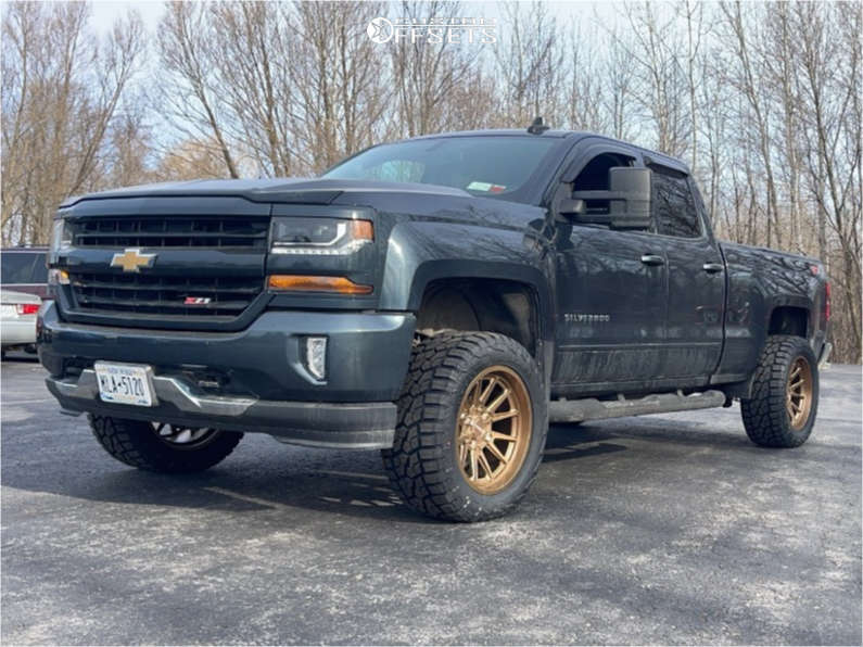 2019 Chevrolet Silverado 1500 with 20x10 -24 Mayhem Intrepid and 33/12 ...