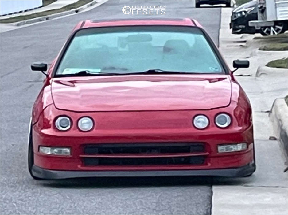 1994 Acura Integra with 16x8 20 MST Time Attack and 195/40R16 Waterfall ...